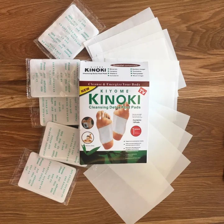 1box/2boxes/5boxes Original Japan Kinoki Cleansing Detox Foot Pads ...