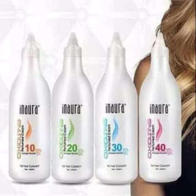 INAURA Oxidising Cream Developer 1000ml / Peroxide / Oxydant / Campuran ...