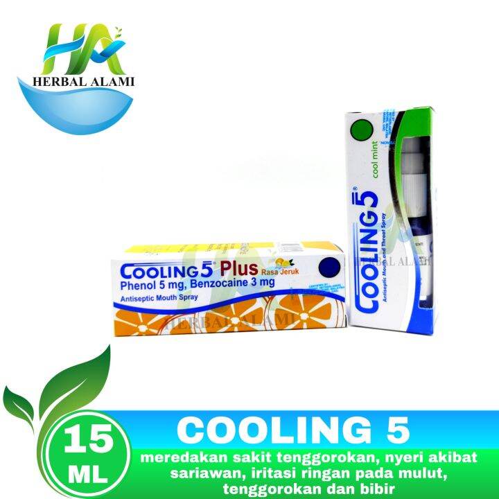 Cooling 5 Spray - Obat sariawan sakit tenggorokan | Lazada Indonesia