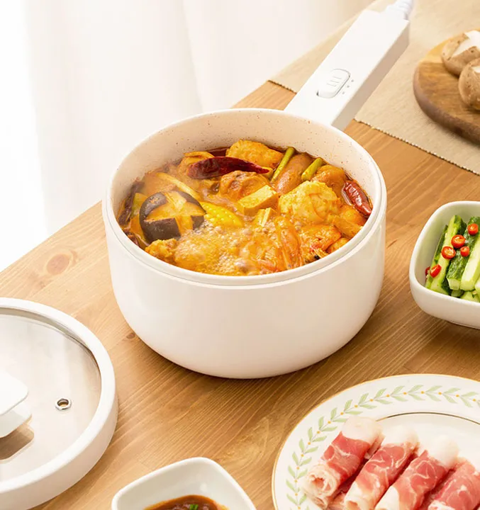 🆙 MALL Original Olayks Japanese Quality Cooking Pot 1.5L Hot Pot Multi-Function Steamer Non ...