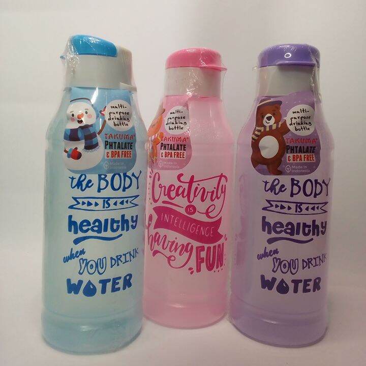 Botol Minuman 500 ML | Botol Air Minum Warna | Botol Olahraga | New ...