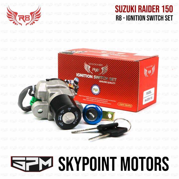 R8 SUZUKI RAIDER 150 IGNITION SWITCH SET (9857-969) | Lazada PH