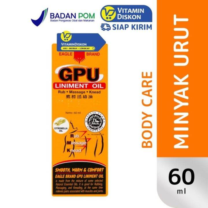 Minyak Gpu - 60 Ml Meredakan Ketengangan Otot, Pegal Linu Dan Sendi ...