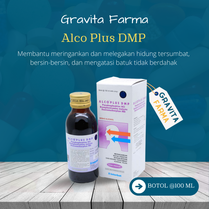 Alco Plus DMP Sirup 100 ml | Lazada Indonesia