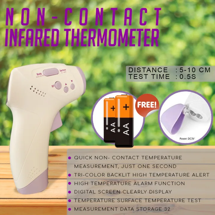 INFRARED THERMOMETER/NON-CONTACT INFRARED TEMPERATURE CHECK | Lazada PH