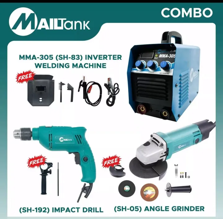 MAILTANK (SH83+SH05+SH192) MMA-305 ARC Force Inverter IGBT Welding ...