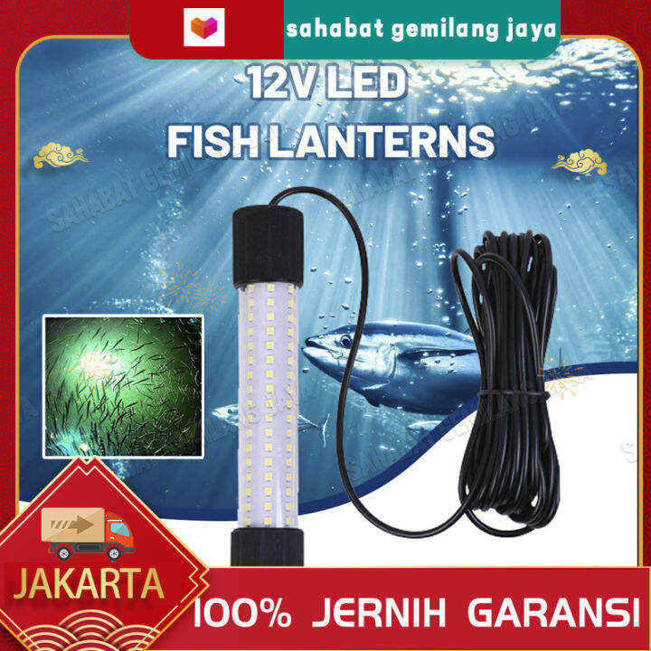 Lampu bawah air Persediaan Menarik Ikan Lampu LED 12V-36V 13W Dalam Air ...