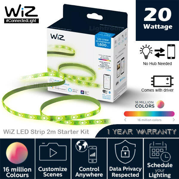 Philips WiZ Wi-Fi Control Downlight / Dimmable Ceiling Light / Multi ...