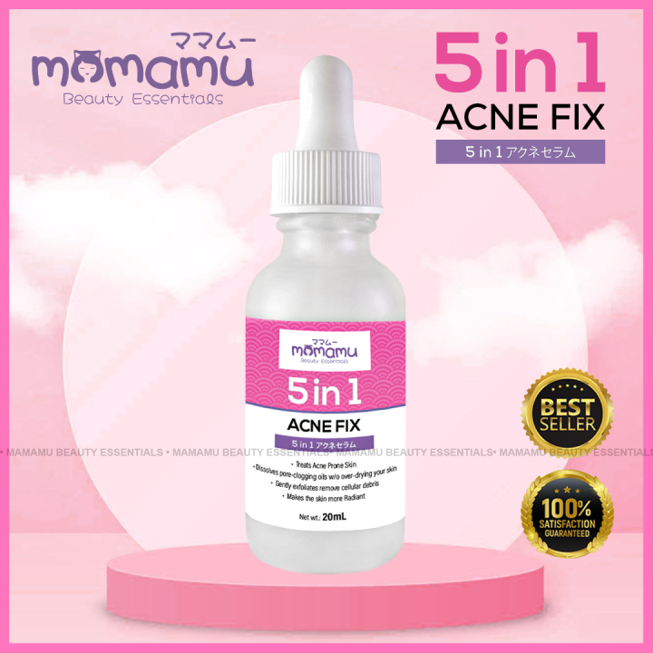 5 in 1 Acne Fix Serum by Mamamu 20 mL Acne Solution Serum for Acne ...