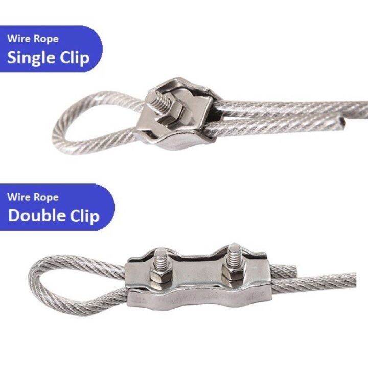 304 Stainless Steel Clip Wire Clip Cable Clip wire rope clip wire rope ...