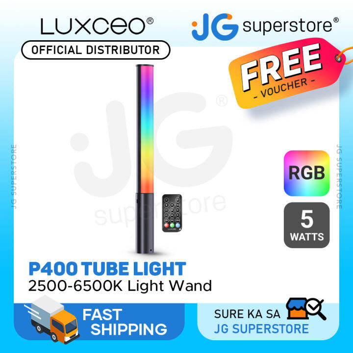 Luxceo P400 (40cm) RGB LED Tube Light 5W Full Color Fill Light with ...