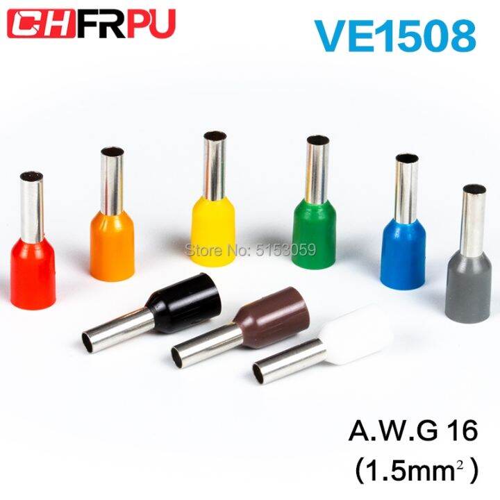 Insulated Ferrules Terminal Block Cord End Wire E1510 Terminal Wire ...