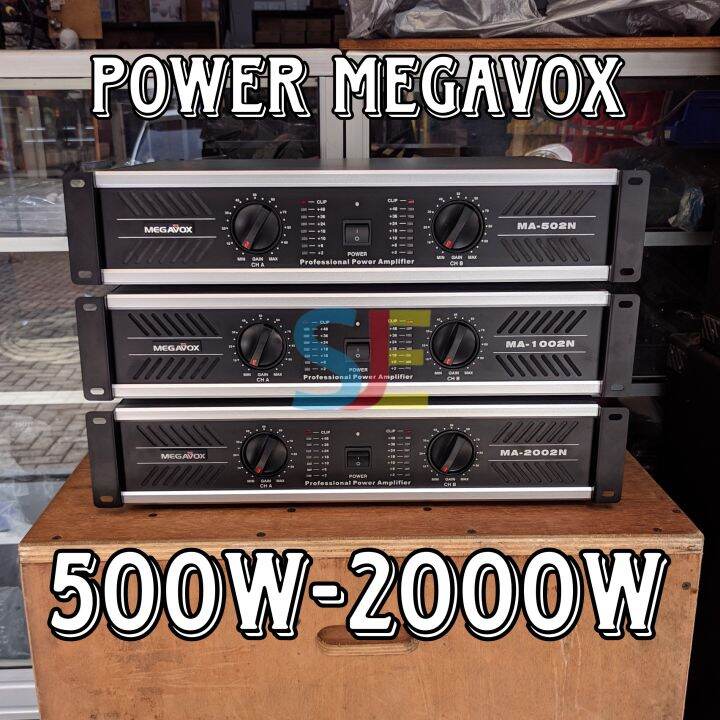 Power Amplifier Megavox MA-502N / Power Amplifier Megavox MA-1002N ...