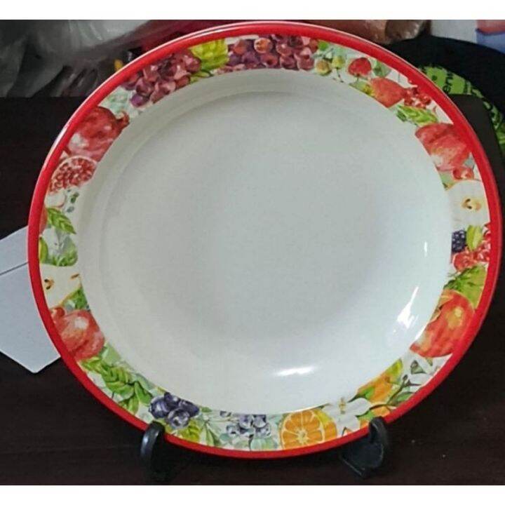 Tupperware Jardin De Frutas Melamine Deep Plate | Lazada PH