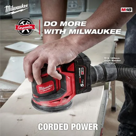 Milwaukee M18 125mm Orbit Sander ( M18 BOS125 ) | Lazada