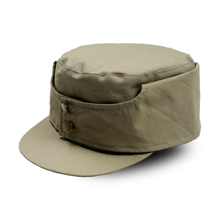 WW2 Army Hat Chinese Military Caps With Two Buttons Stage Property ...