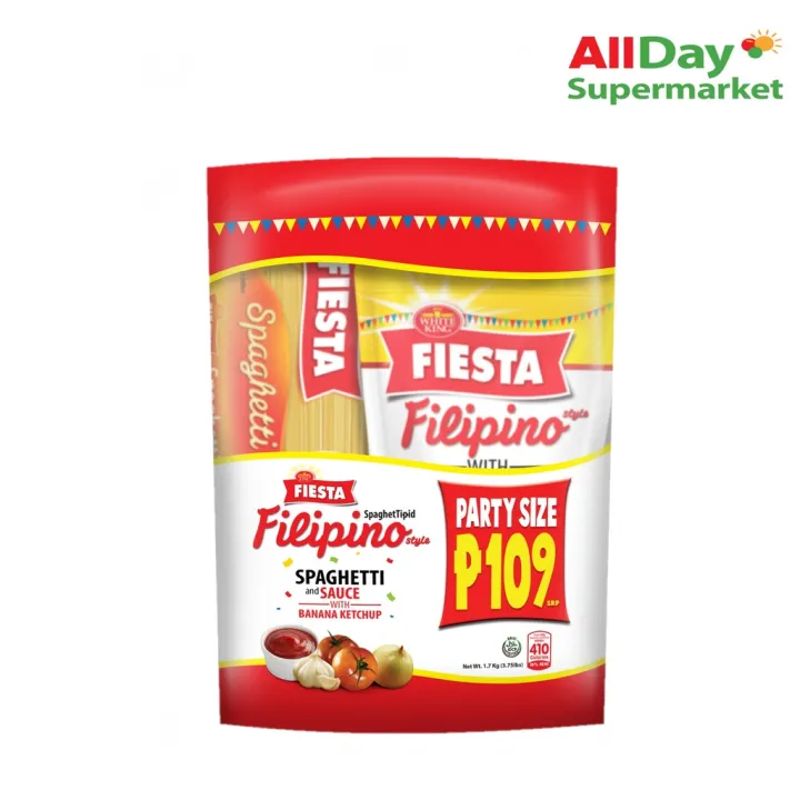 White King Fiesta Filipino Style Spaghetti tipid Pack 1.7Kg P109 ...