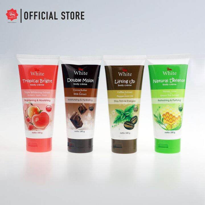 Viva White Double MOISTURIZING & HYDRATING Body Creme with Moisturizer, Cocoa Butter, Milk ...