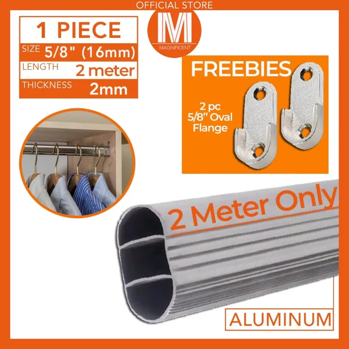 【Fast Shipping from Manila】Oval Aluminum / Steel Rod Wardrobe Tube ...