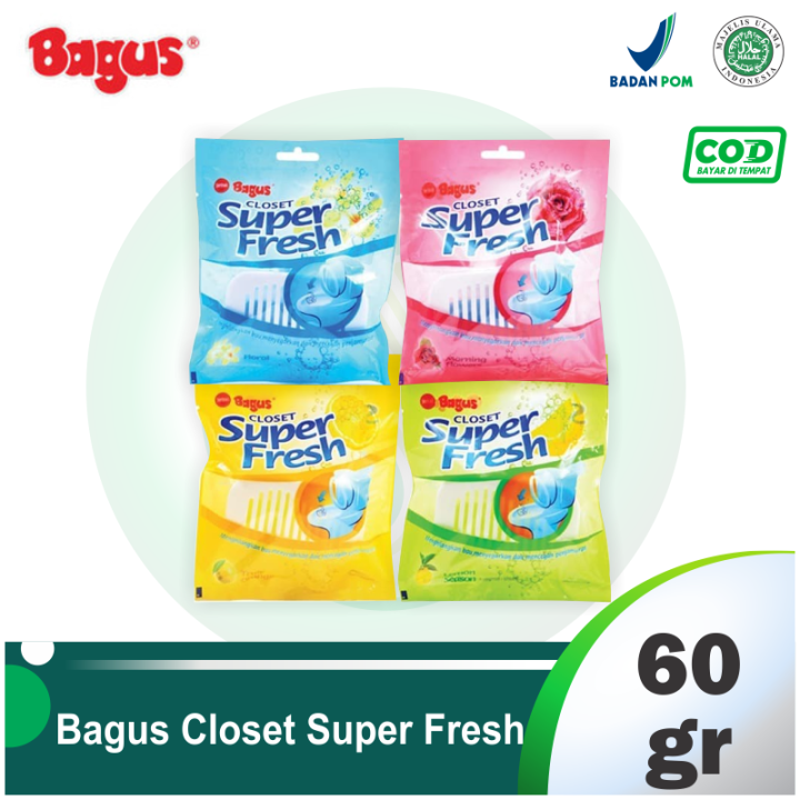 BAGUS Closet Super Fresh 60gr - Kamper Kloset Anti Bau dan Jamur ...