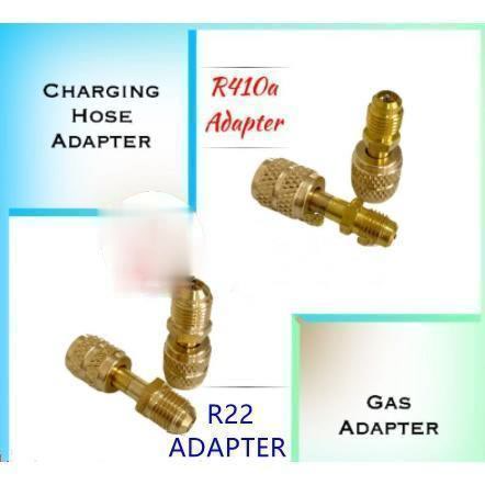 GAS CHARGING HOSE UNIVERSAL Converter Adapter 【 R22 To R410A 】 【 R410A ...
