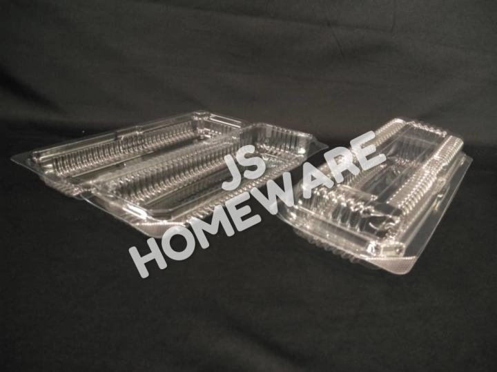 Kuih Container BX141 / Disposable Plastic Clear Bakery Container (50pcs+-) / BX 141 | Lazada