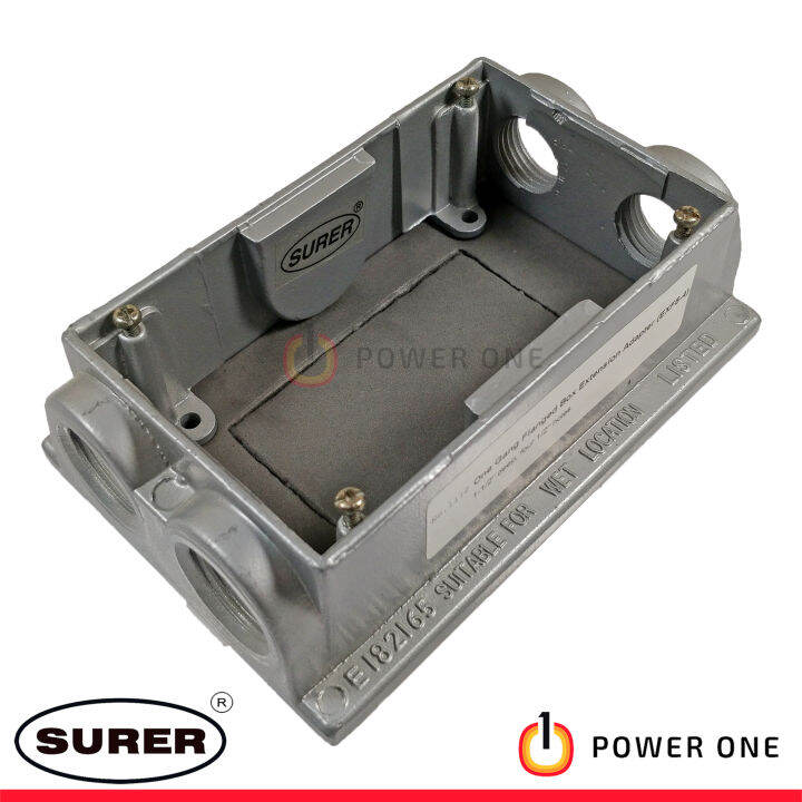 Surer 1112 1 Gang Extension Utility Box, Four 1/2" Holes | Lazada PH