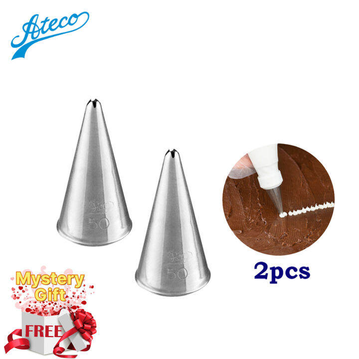 Ateco 50 Cross-Top Piping Tip Set of 2 | Lazada PH