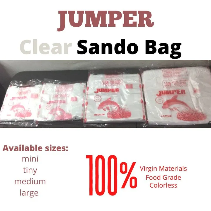 Jumper Utility Plastic Sando Bag 100PCS (Clear) | Lazada PH