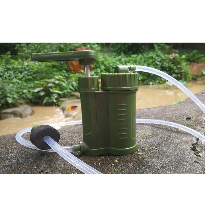 WDAir Personal Water Filter Pump Outdoor Hiking Portable Survival Water ...