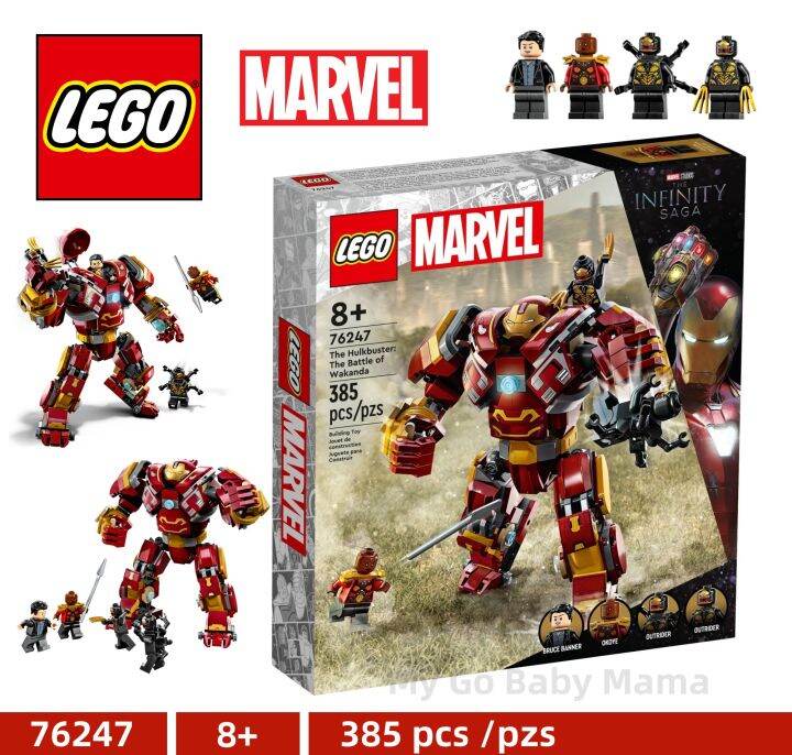 LEGO 76247 Marvel The Hulkbuster: The Battle of Wakanda 100% Original ...