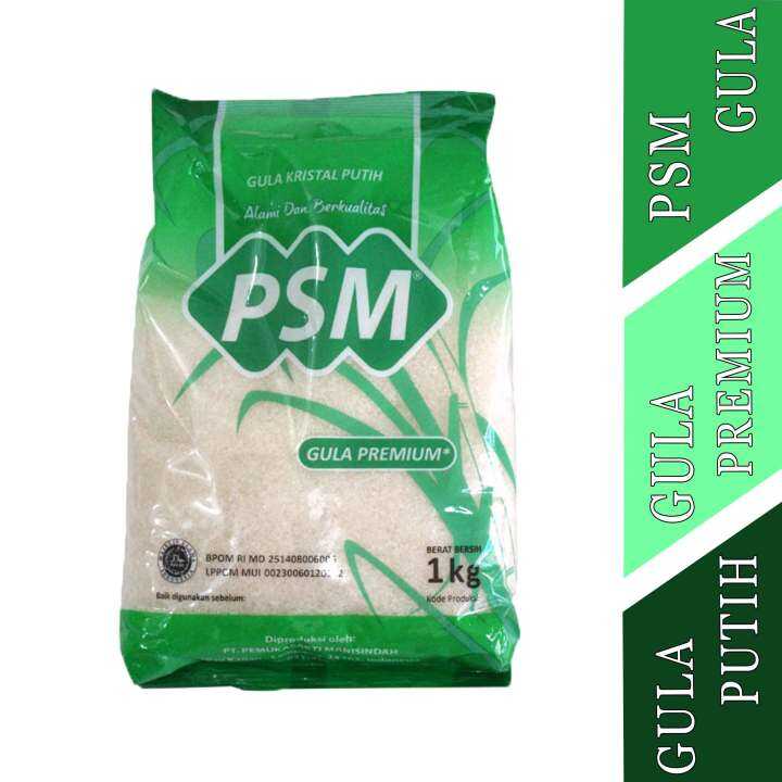 Gula Putih- Gula Pasir PSM- Gula Premium- Gula 1kg | Lazada Indonesia