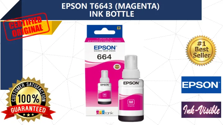 Epson 664 Ink Bottle (Magenta) | Lazada PH