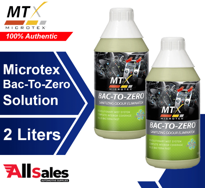 Microtex Solution Sanitizing Odour Eliminator Bac To Zero Solution 2 Liters | Lazada PH