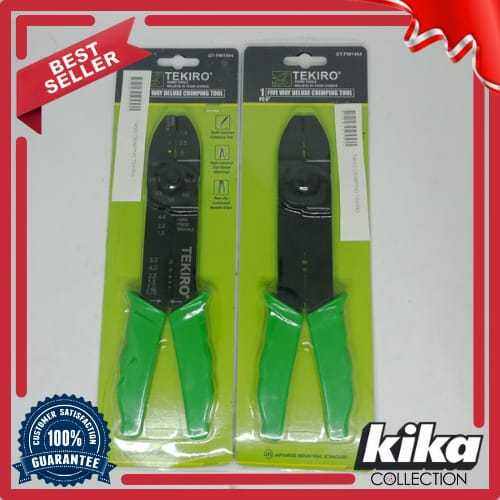 TEKIRO Tang Crimping 9 Inc Tang Kupas + Press Scun | Lazada Indonesia