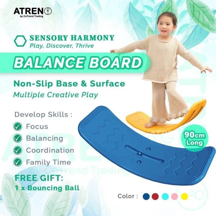 Kids Balance Board Sensory Integration Toys Child Rocking Seesaw ...