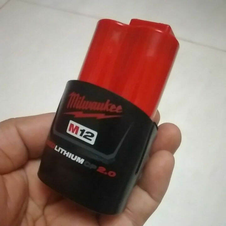 Baterai Milwaukee M12 CP 2.0 Ah Red Lithium Ion Original | Lazada Indonesia