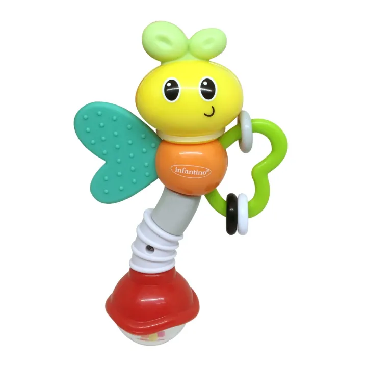 Infantino : ของเล่นเสริมพัฒนาการ-แมลงปอ : RATTLE & TEETHER LOVE BUG ...