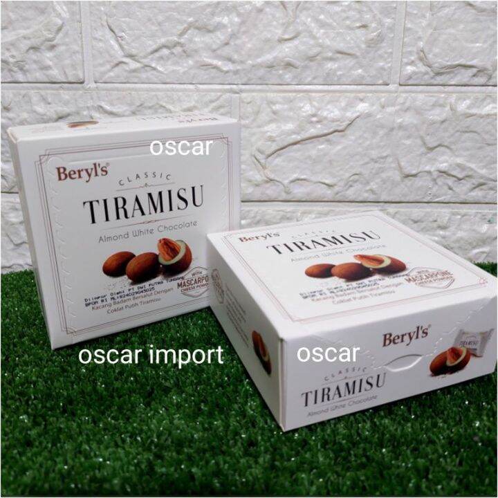 Beryl's Almond Tiramisu WHITE Chocolate 65g box putih beryls | Lazada ...