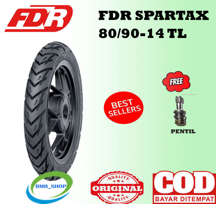 FDR Spartax 80/90-14 tubles free pentil ORI Untuk motor metik Honda ...