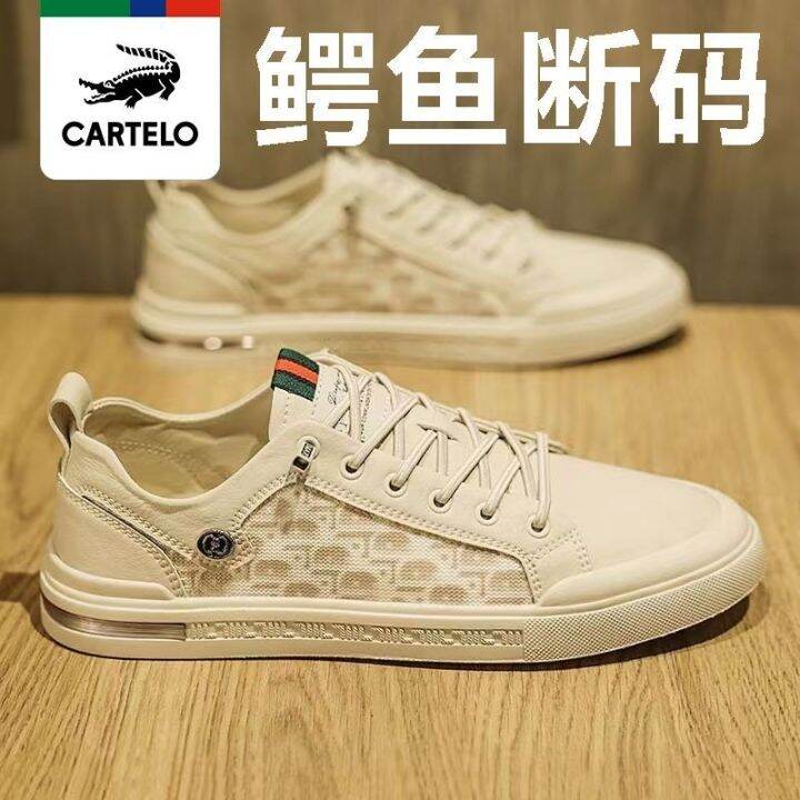 Cartelo crocodile broken code special price men's shoes pilot board shoes men's one-footed ...