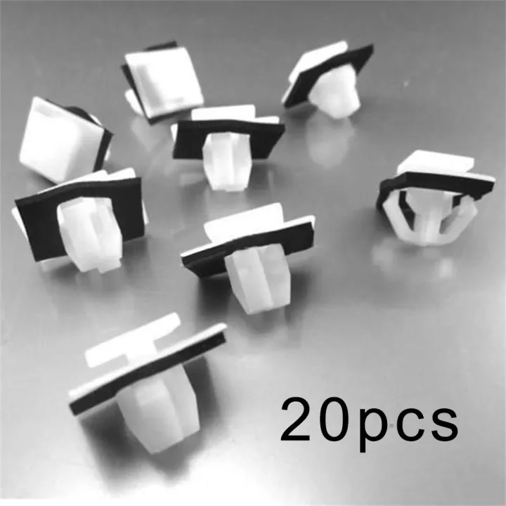 20x Car Rivet Clips W/ Sealer Moulding Clips Rocker Panel Retainer For ...