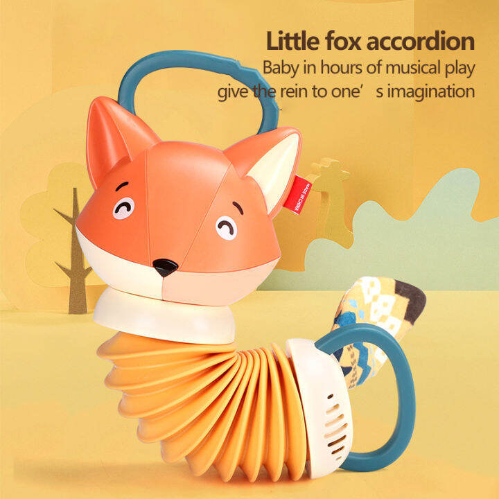 【S.mart】Little fox accordion baby musical instrument toy | Lazada PH