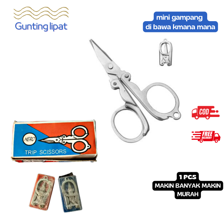 Gunting Lipat Ukuran Kecil Wadah Box Mika | Lazada Indonesia