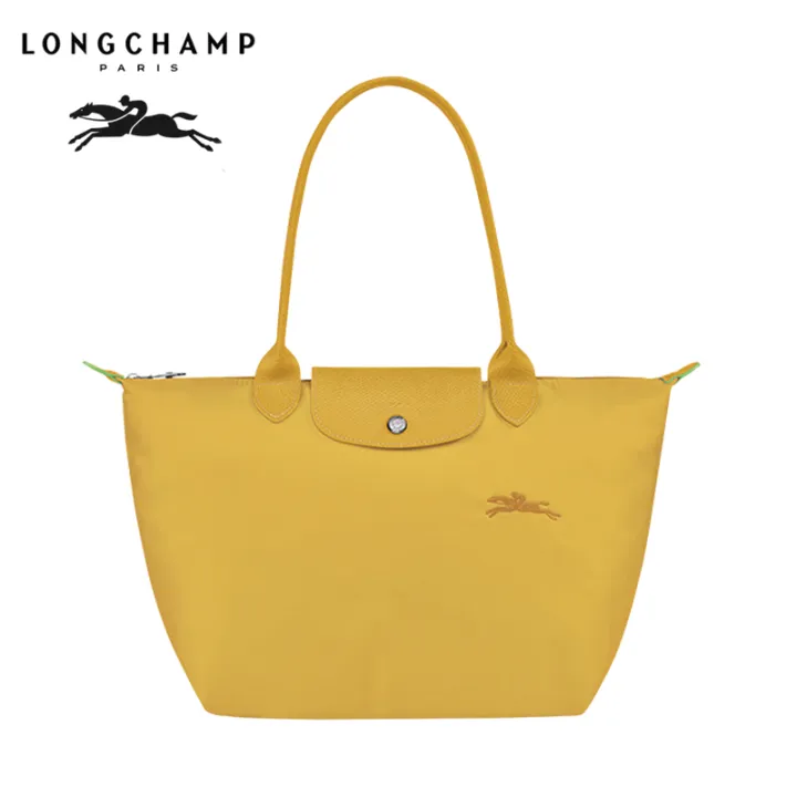 100% original LONGCHAMP official store Le PliageGreen Eco Women's Long ...