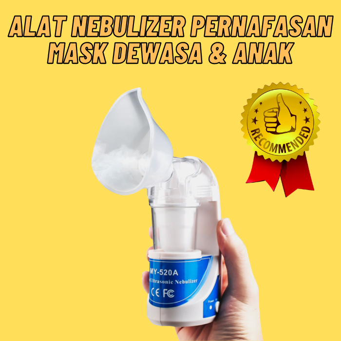 Alat Terapi Pernafasan Ultrasonic Inhale Nebulizer / Alat Terapi ...