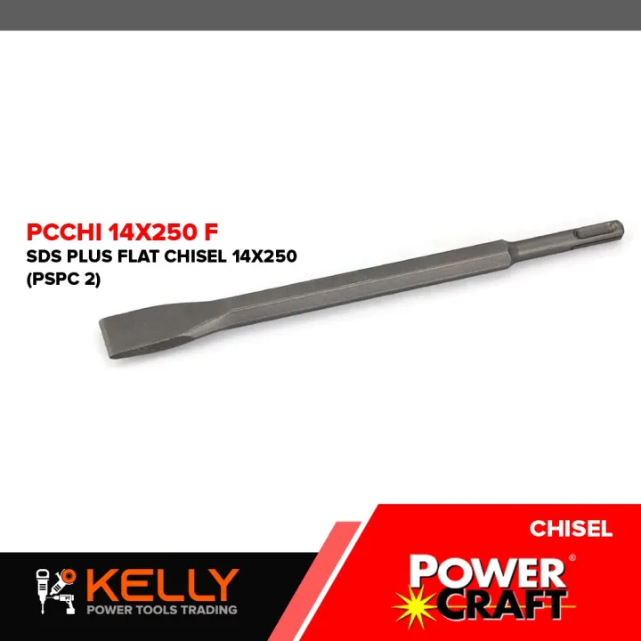 POWER CRAFT SDS PLUS FLAT CHISEL SIZE 14X250 | Lazada PH