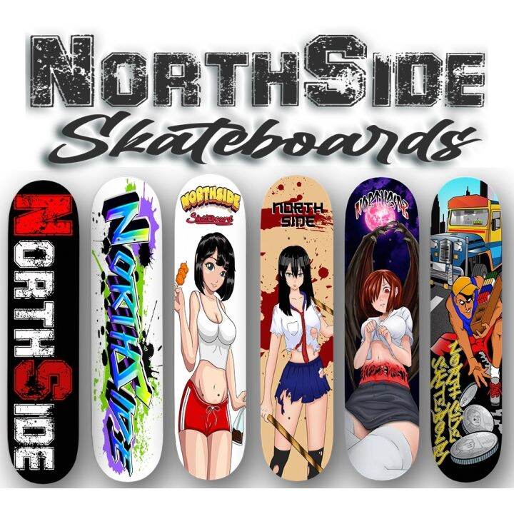 NorthSide Skateboard Deck (Maple) - Free Griptape | Lazada PH