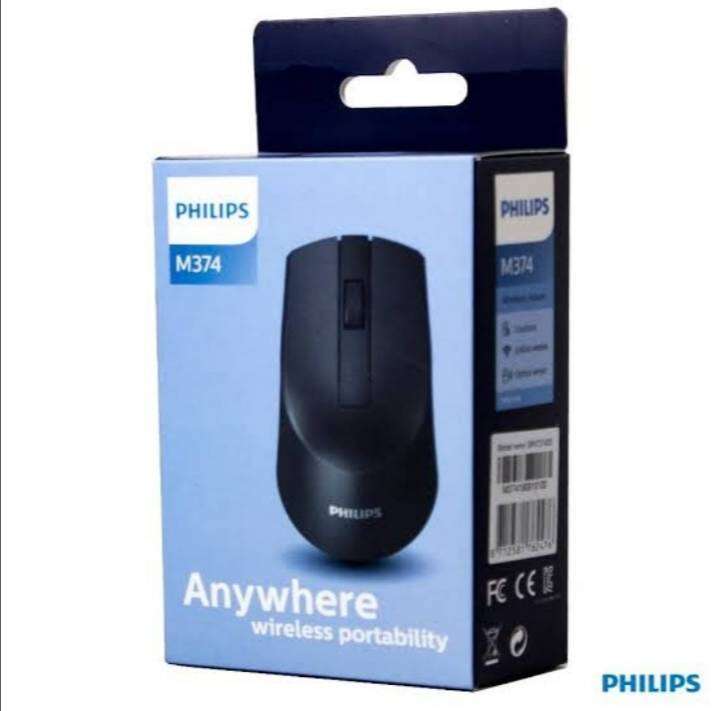 เมาส์ไร้สาย Philips Wireless Mouse M374 | Lazada.co.th