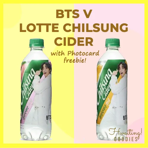 BTS V Lotte Chilsung Cider "Korean Sprite" (500ml) | Lazada PH